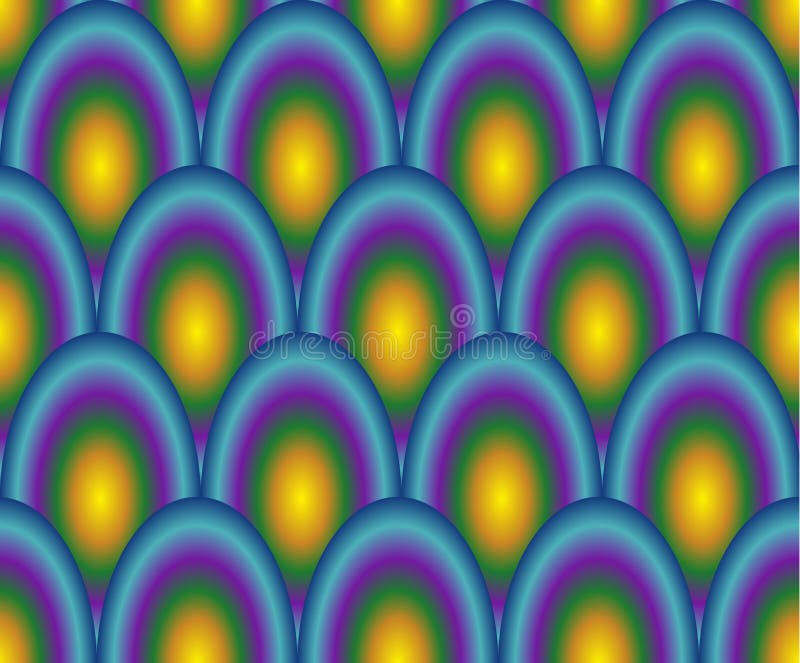 Scale Pattern in Rainbow Colors Stock Vector - Illustration of ...