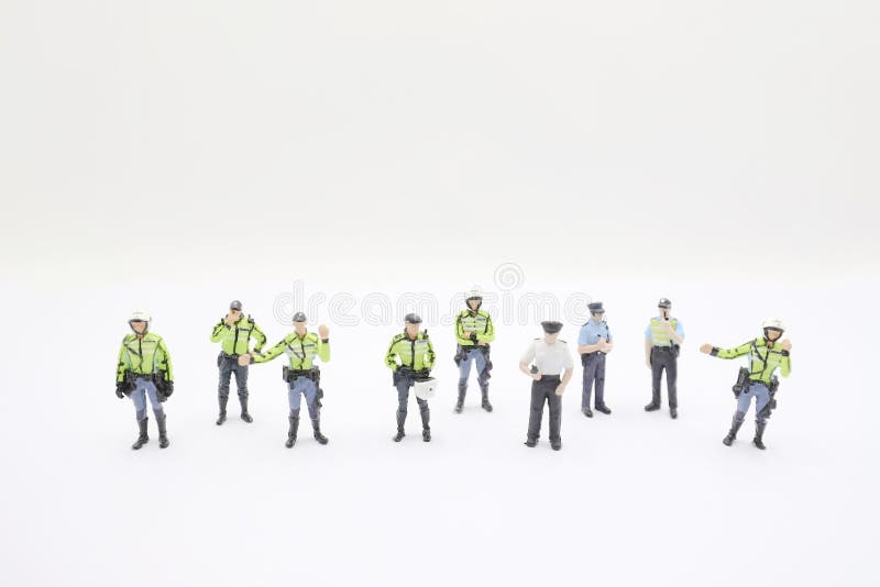 A Scale Police Figure. 7 July 2019 Stock Photo - Image of park ...
