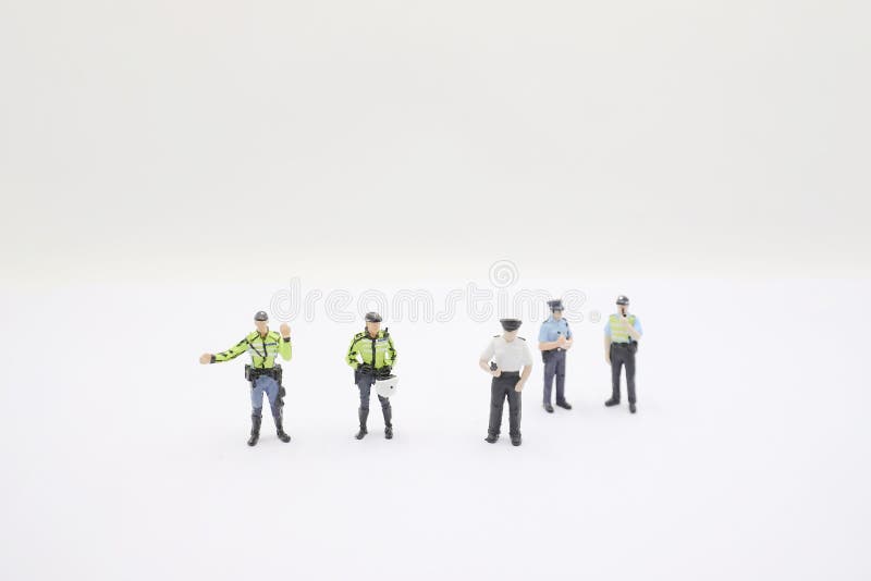 A Scale Police Figure. 7 July 2019 Editorial Photography - Image of ...