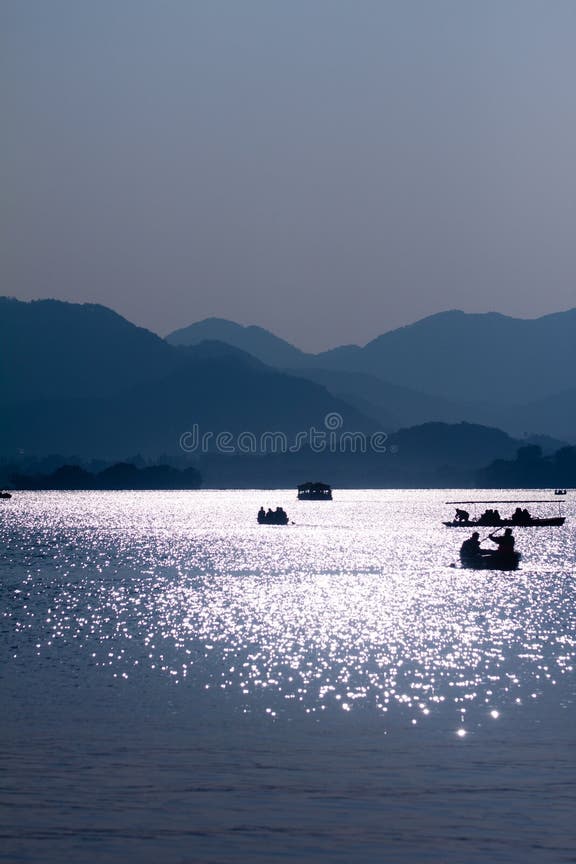 Scale Reflection on West Lake Stock Photo - Image of lifestyle, ease ...