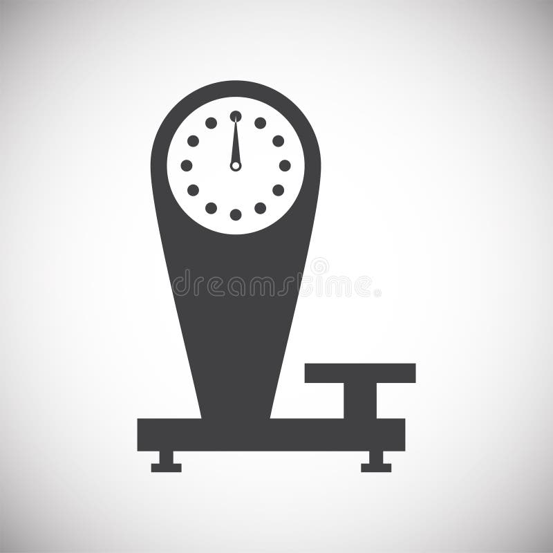 Scale Related Icons Set on Background for Graphic and Web Design ...