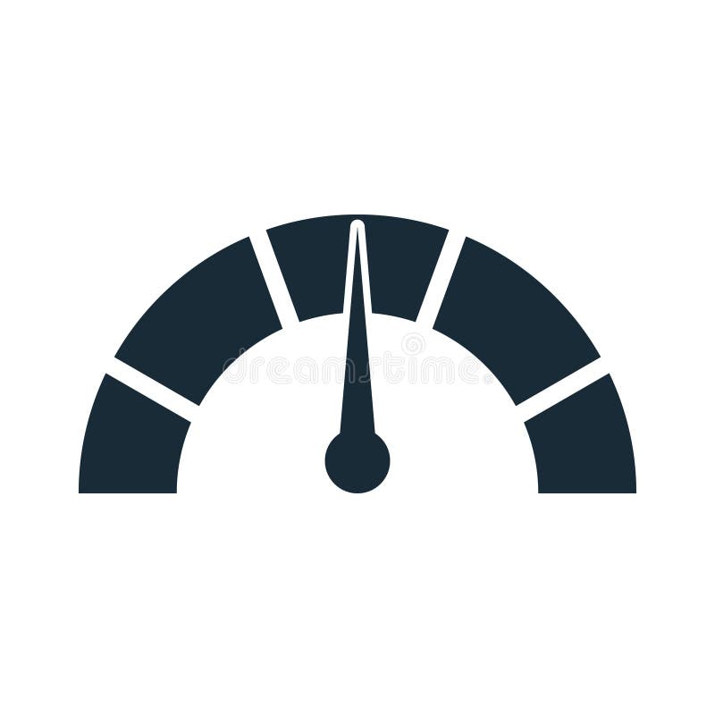 Scale Risk Meter, Indicators Speedometer, Satisfaction Sign Icon Design ...