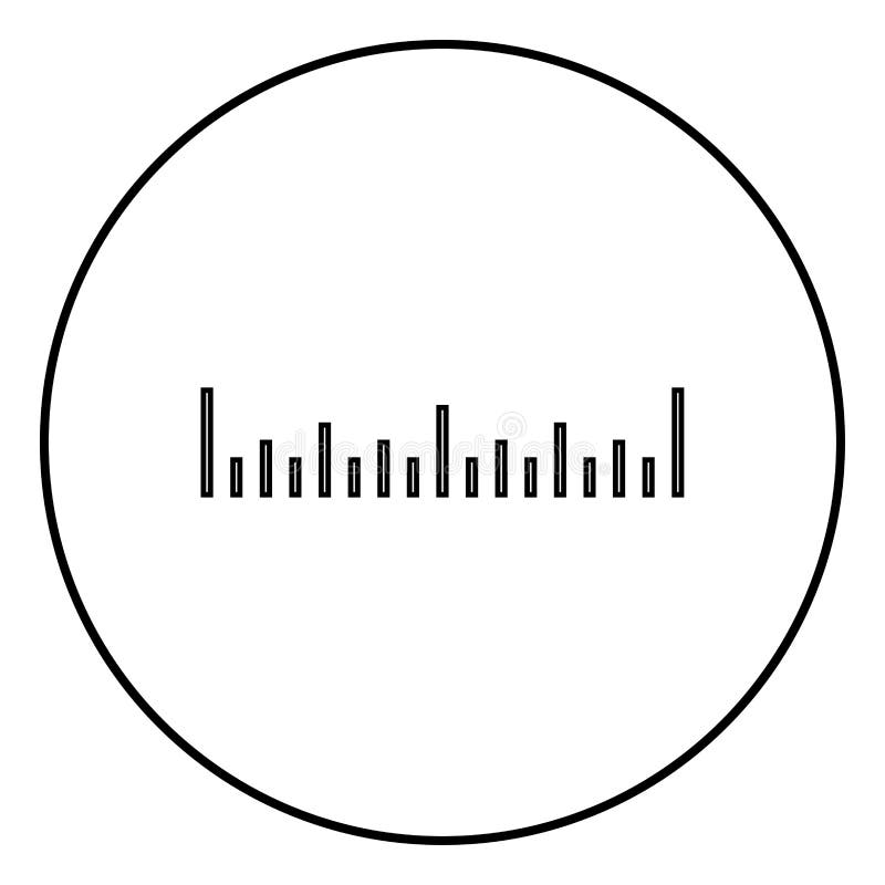 Scale Ruler Icon Set White Color Illustration Flat Style Simple Image ...