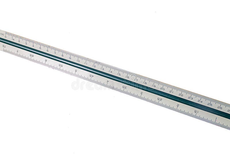 Scale Ruler White Background Stock Photo - Image of measurement ...