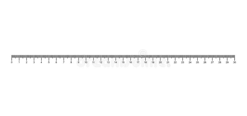 Scale for Rulers. Ruler Scale. Vector Illustration Stock Vector ...