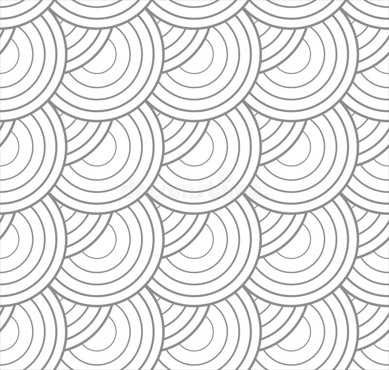 Scale seamless pattern. stock vector. Illustration of monochrome - 67353982