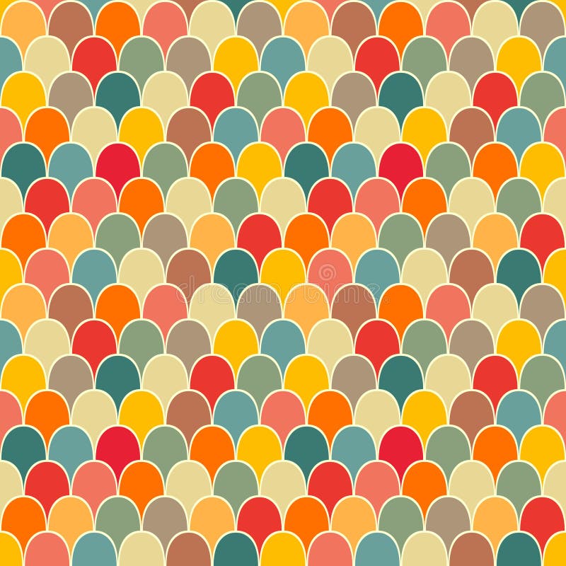 Scale Seamless Vector Pattern Stock Vector - Illustration of feather ...