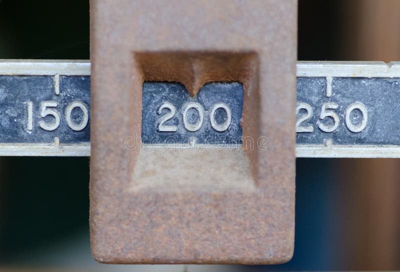 Weight Scale 200 stock image. Image of overweight, kilojoule - 1022757