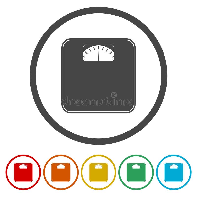 Scale Sign. Vector Illustration Icon Stock Vector - Illustration of ...