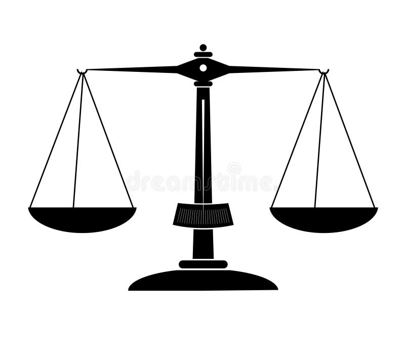 Law scale symbol set stock vector. Illustration of analysis - 31449326