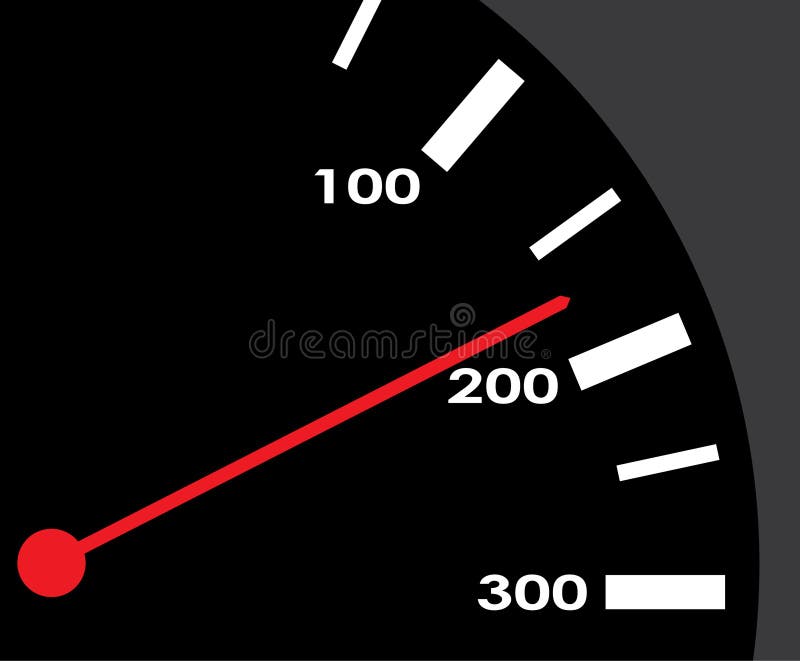 Scale of a speedmeter. stock vector. Illustration of running - 2656377