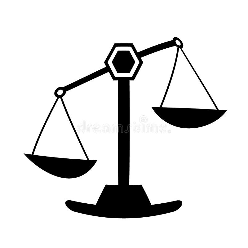 Scale symbol icon stock illustration. Illustration of compare - 187315244