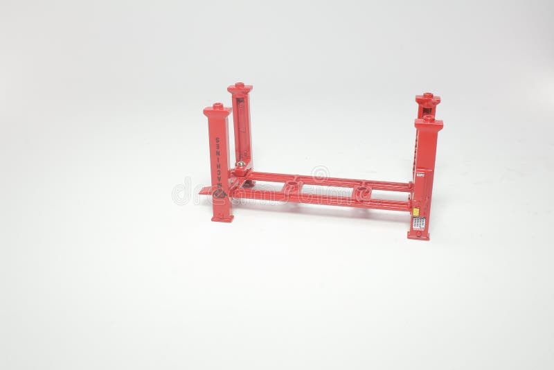 A Scale Tiny of Model Car Lift Stock Image - Image of lifting, help ...