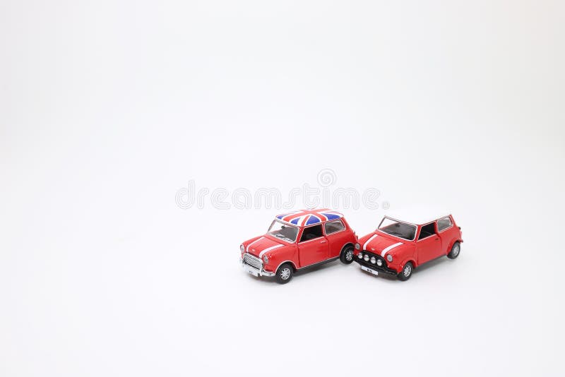 New Style Mini Cooper on a White Editorial Photography - Image of ...