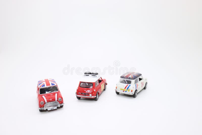 A Scale of Toy Car of Mini Cooper Editorial Photo - Image of cast ...