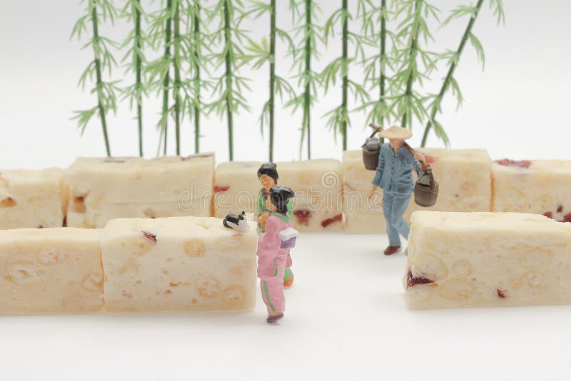 The Scale of Traditional Figure at the Graden Stock Image - Image of ...