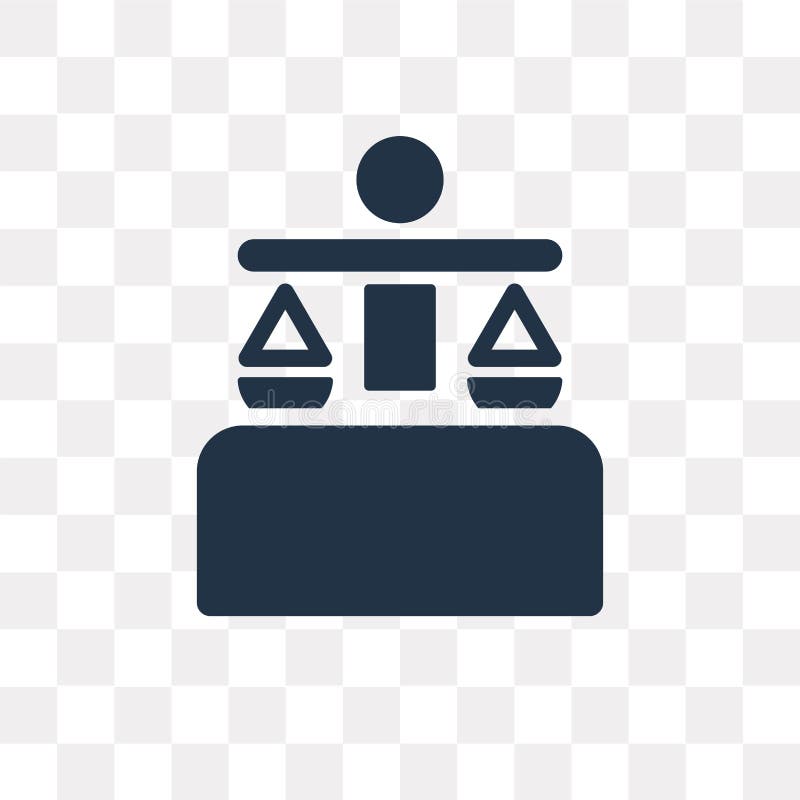 Scale Vector Icon Isolated on Transparent Background, Scale Tra Stock ...