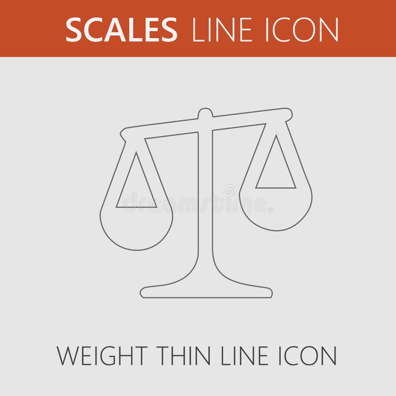 Scale vector icon. stock vector. Illustration of decision - 171758551