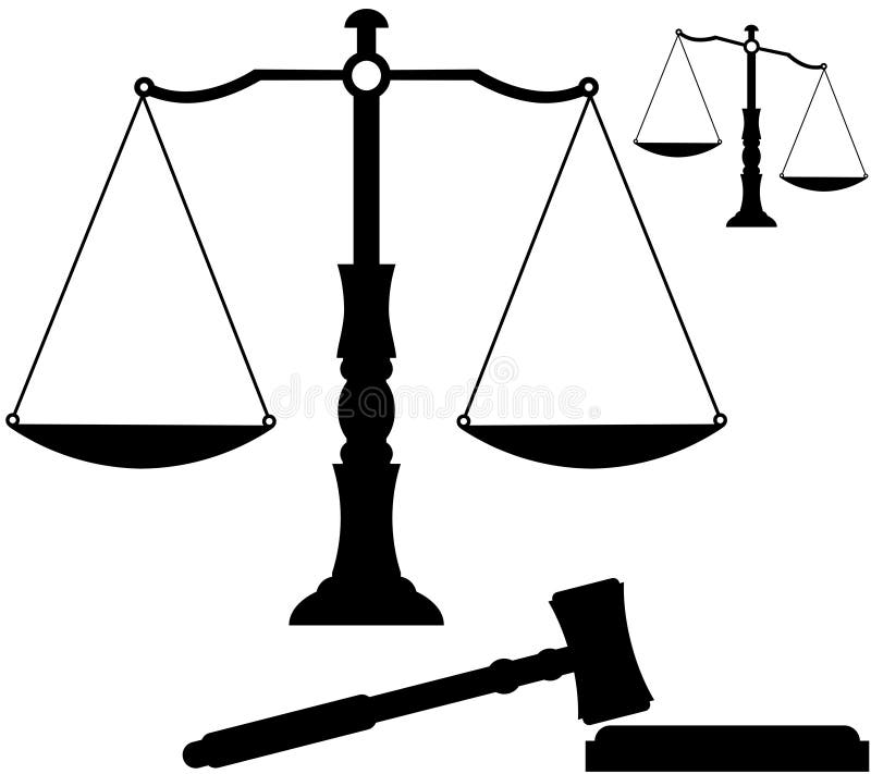 Retro scale stock vector. Illustration of harmony, attorney - 40887264