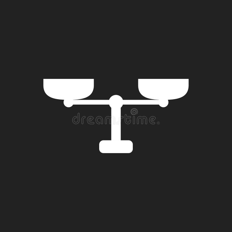 Scale Weigher Vector Icon. Weigher, Balance Sign Illustration Stock ...