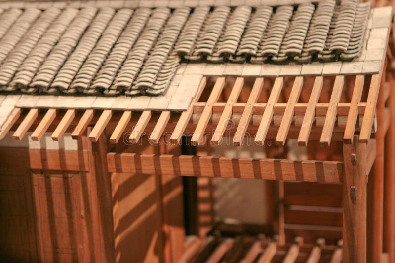 The Scale of Wood House at Display 29 May 2005 Editorial Stock Image ...