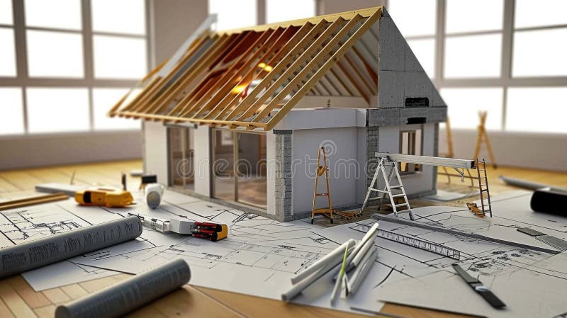 Scaled Replica House with Digital Schematics, Redesign Plans, Workshop ...