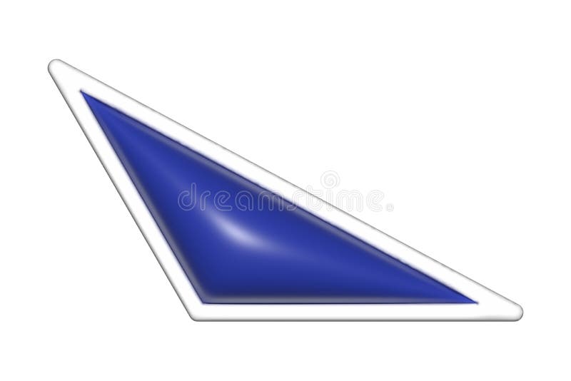 Scalene Triangle 3d Shapes, 3d Geometric Basic, Simple Scalene Shape ...