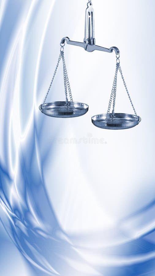 Scales on a Blue Abstract Background. Elements of this Image Furnished ...