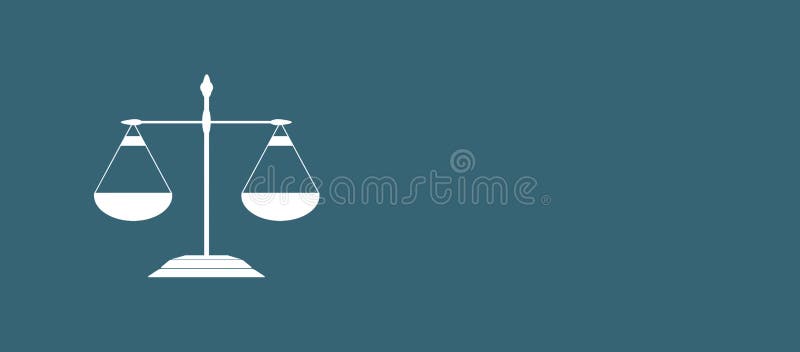 Scales on a Blue Background. Illustration Stock Illustration ...