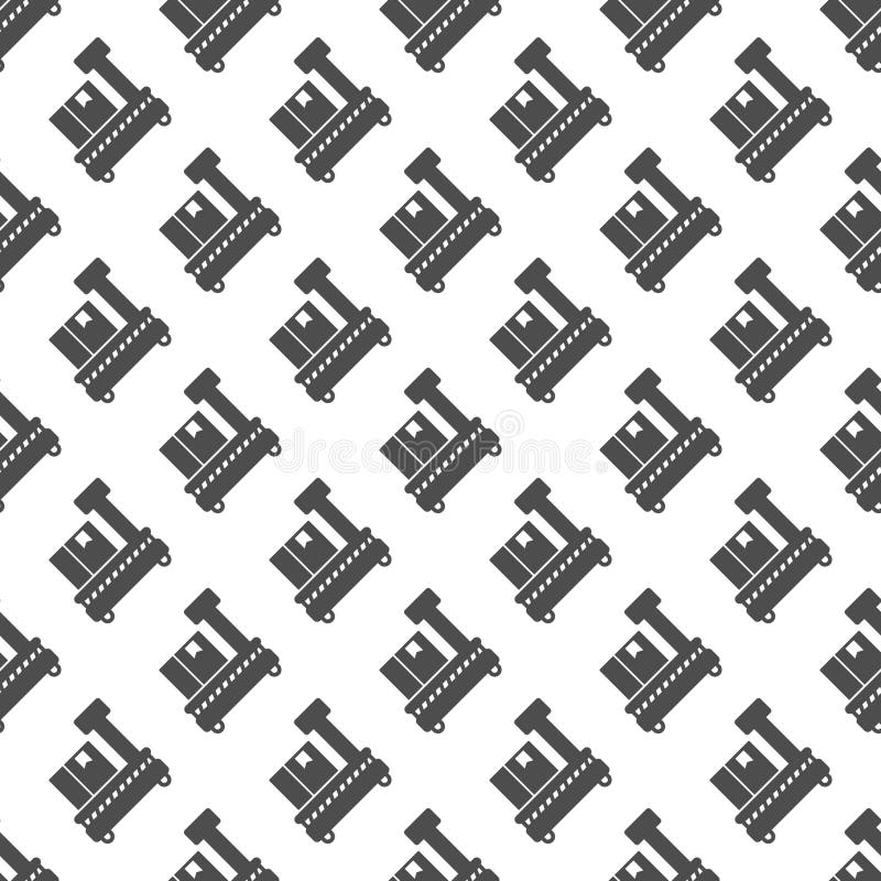 Scales for Cargo Box Solid Seamless Pattern, Delivery Service Theme ...