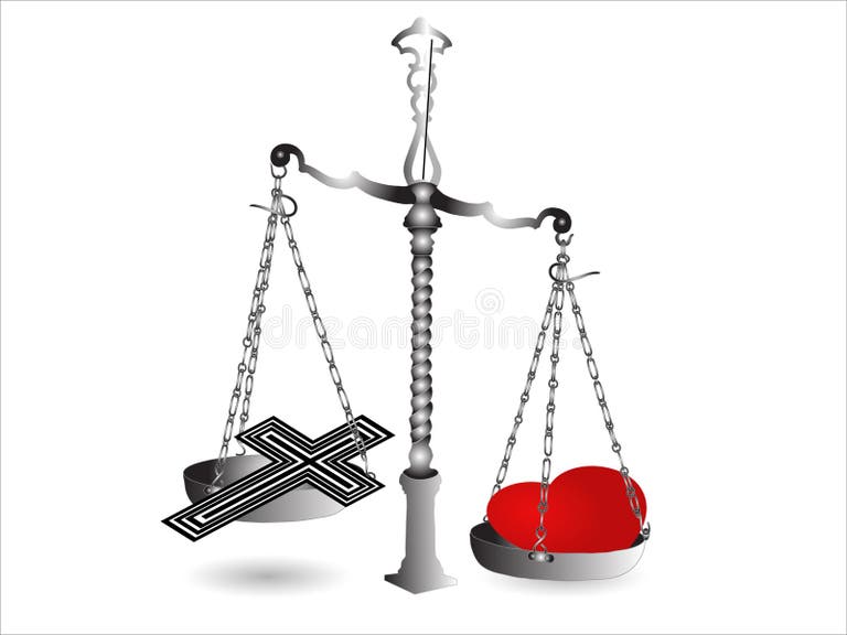 Scales Justice Cross Stock Illustrations – 378 Scales Justice Cross ...