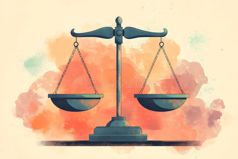 Scales of Equality: an Illustration for Social Justice Awareness Stock ...