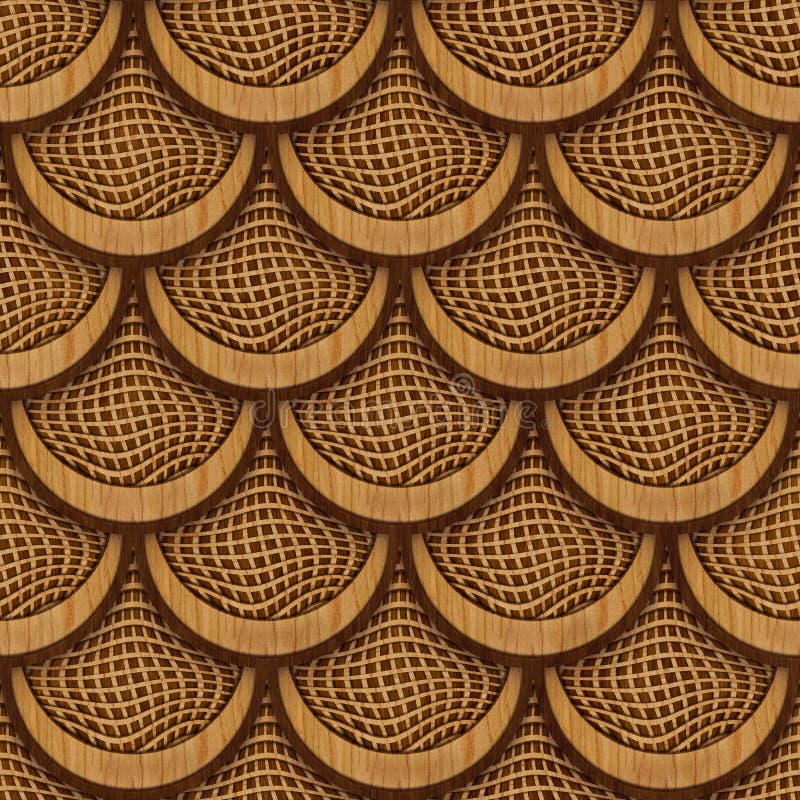 Scales Fish Pattern Seamless Texture on Bright Background, Stained ...