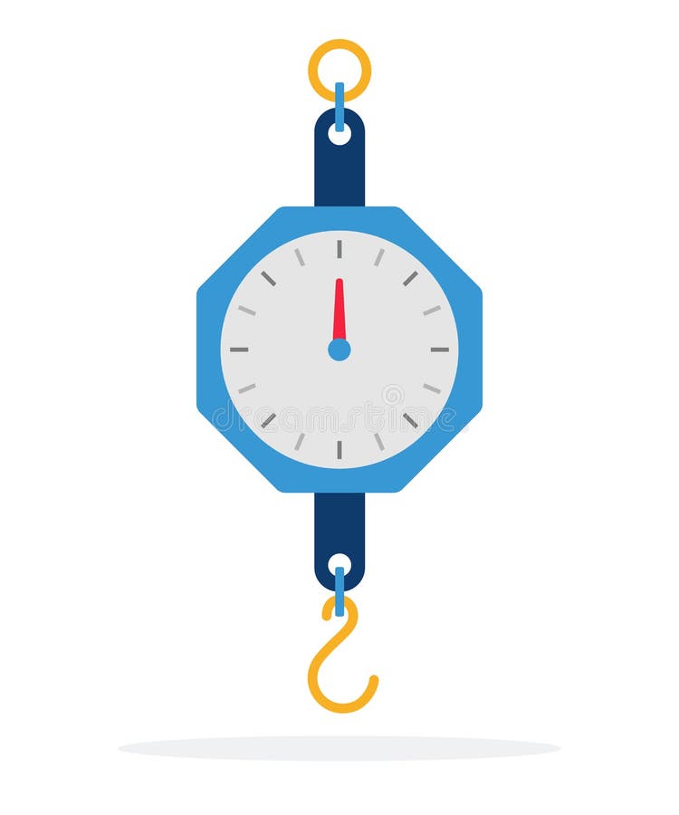 Scales with Hook Flat Isolated Vector Stock Vector - Illustration of ...