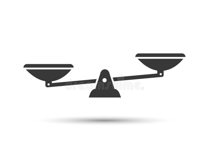 Scales Icon. Justice. Libra. Vector Illustration Stock Illustration ...