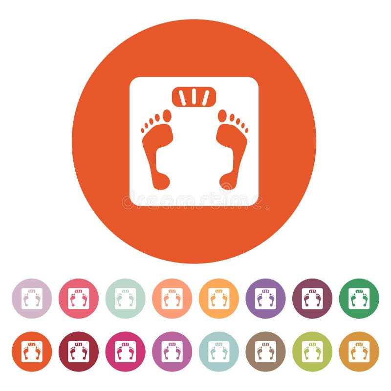 The Scales Icon. Scales Symbol. Flat Stock Vector - Illustration of ...
