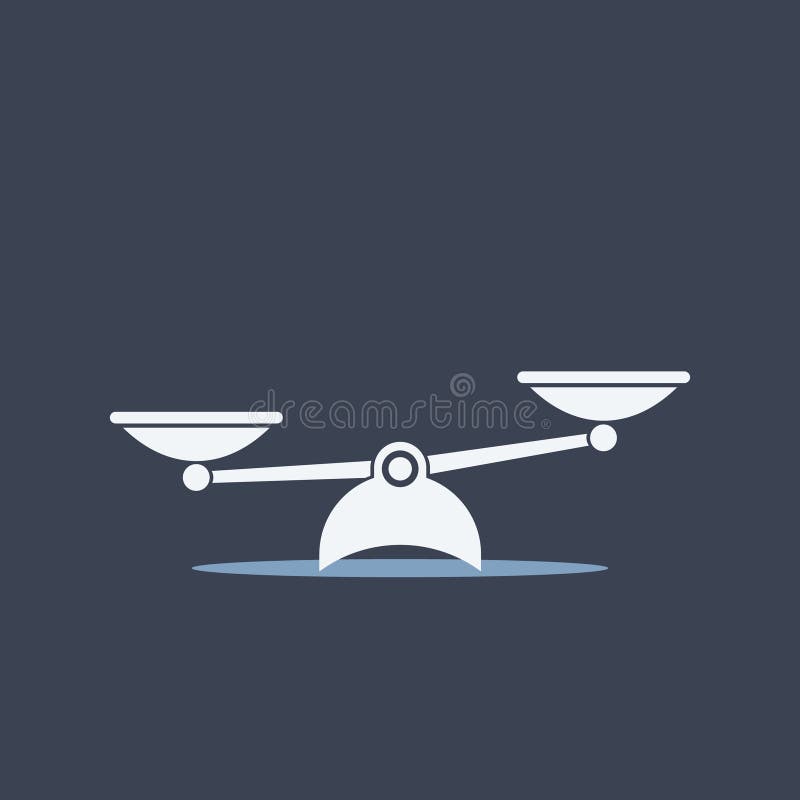 Balance Symbol. Vector Icon Time and Money on White Background EPS10 ...