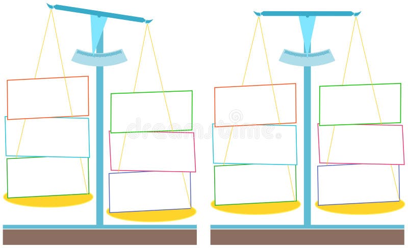 Scales for infographics stock vector. Illustration of modern - 48033724