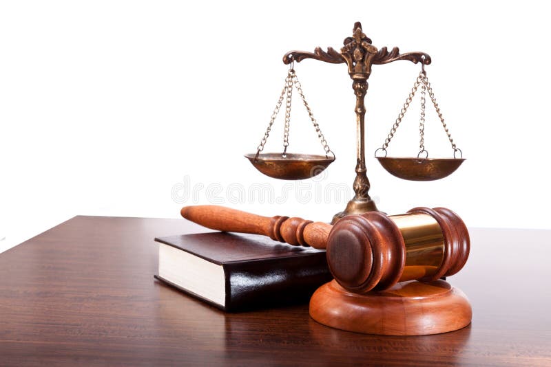 Scales of Justice in the Courtroom Stock Photo - Image of expertise ...