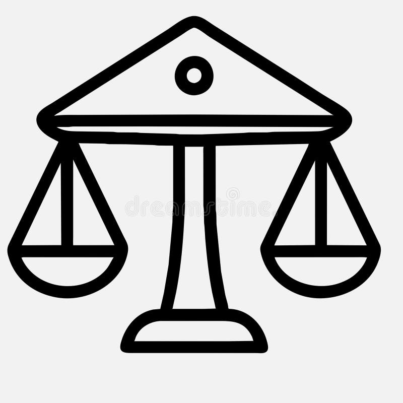 Cartoon Judge Scales Money Stock Illustrations – 103 Cartoon Judge ...