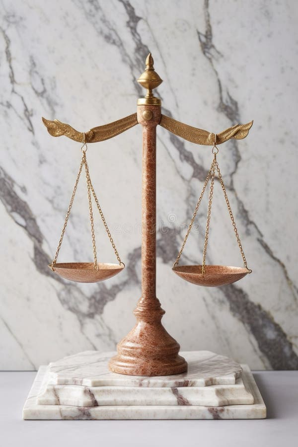 Scales of Justice, with the Side of Justice in Balance, Symbolizing ...