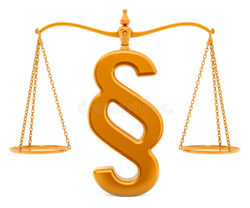 Section Symbol with Computer Mouse, 3D Rendering Stock Illustration ...