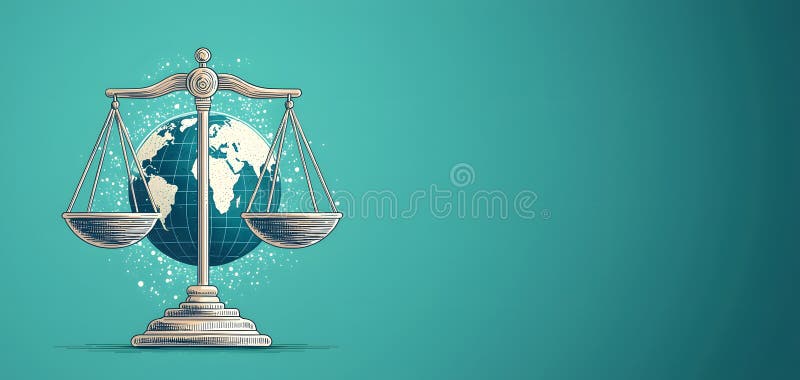 The Scales of Justice a Symbol of Global Equilibrium and Equality Stock ...
