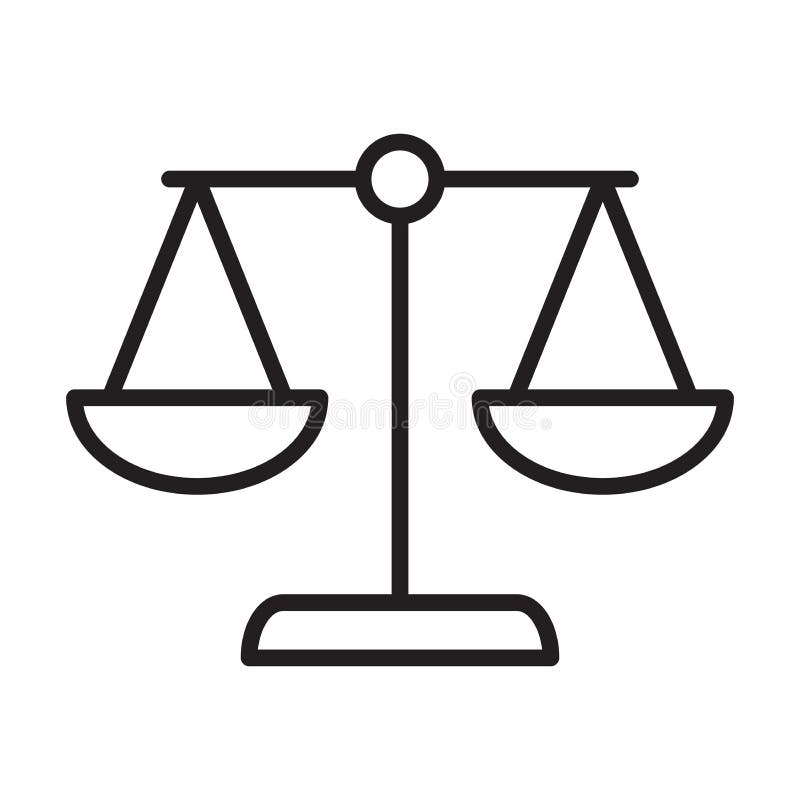 Scales Line Icon Vector for Your Web Design, Logo, Infographic, UI ...