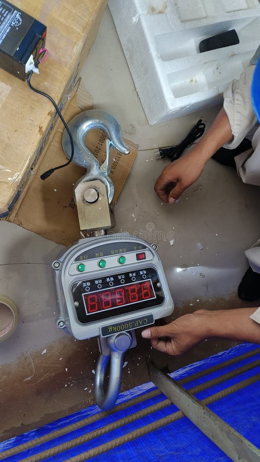 Scales with a Maximum Weight of 5 Tons , Hanging Scale Stock Photo ...
