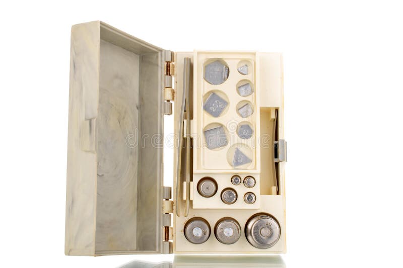 Scales for Measuring the Mass of Small Things, Close-up, Isolated on a ...