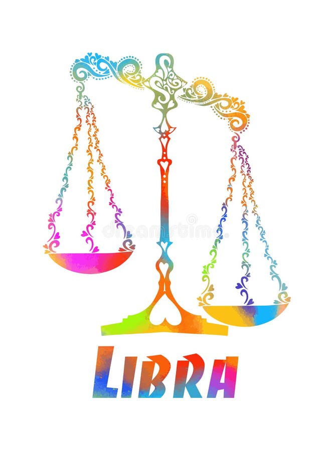 Rainbow Libra Scales Stock Illustrations – 18 Rainbow Libra Scales ...
