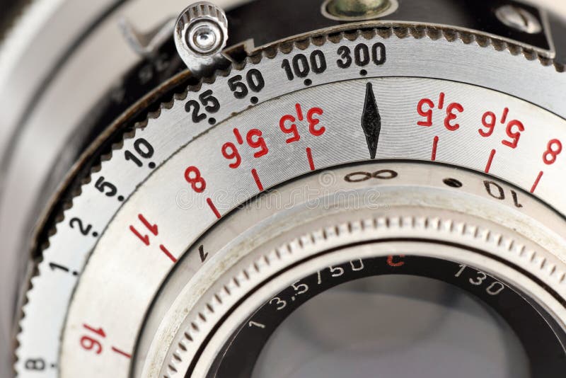 Scales on photo lens stock photo. Image of optical, photograph - 51885282