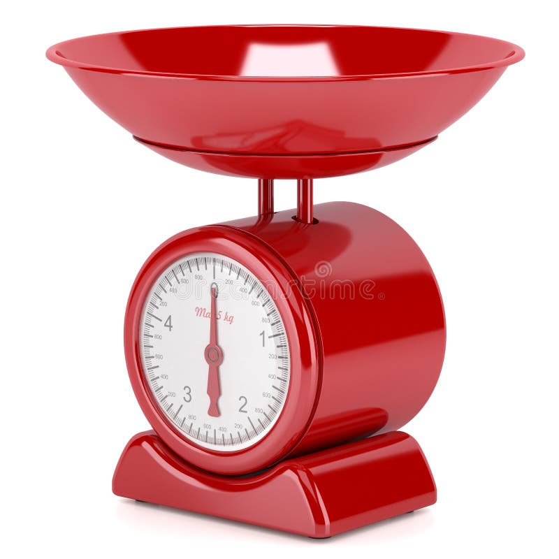 Scales red mechanical stock illustration. Illustration of background ...
