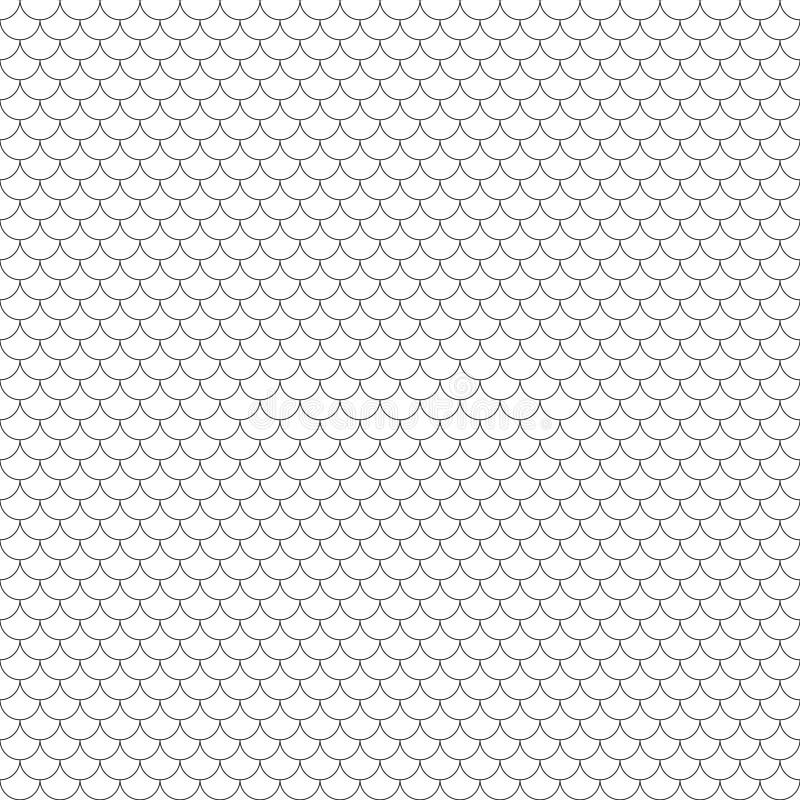 Scales Simple Seamless Pattern Stock Vector - Illustration of retro ...